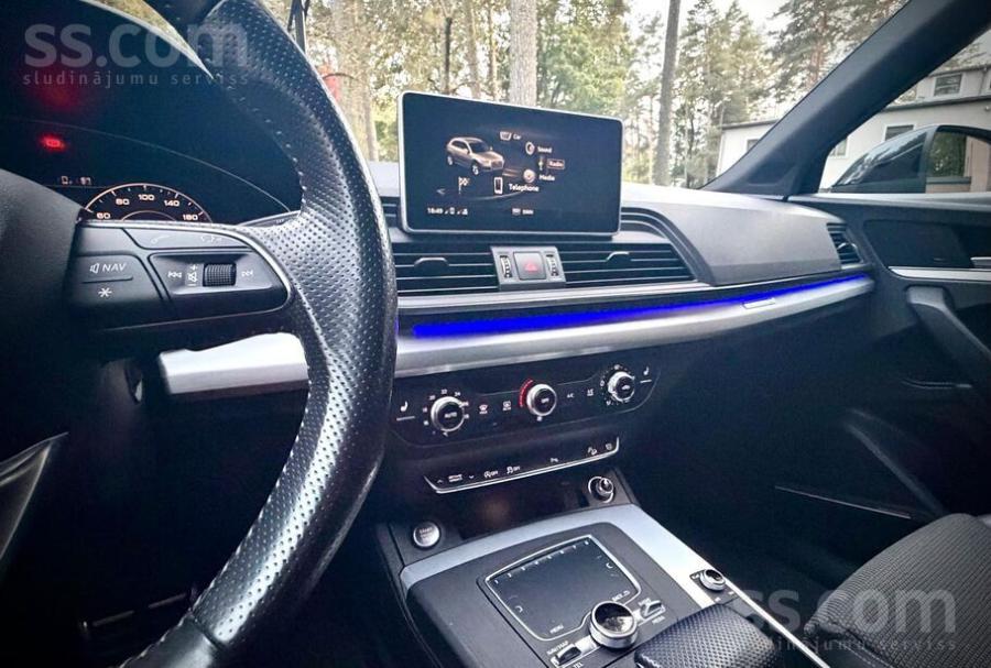 Balts Audi Q5 2020 Rīga, ar dzinēja tilpumu 2.00 L un nobraukumu 134 tūkst. km par 24800 €, foto 12 vietnē AUTOMOTO.COM.LV