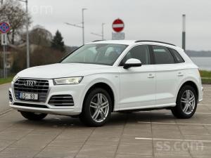 White Audi Q5 2021 in Ogre, with an engine capacity of 2.00 L and mileage of 120 thousand km for 28700 €, photo 2 on AUTOMOTO.COM.LV