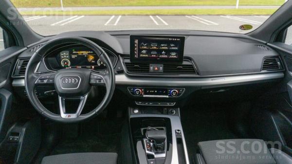 Balts Audi Q5 2021 Rīga, ar dzinēja tilpumu 2.00 L un nobraukumu 121 tūkst. km par 28990 €, foto 9 vietnē AUTOMOTO.COM.LV