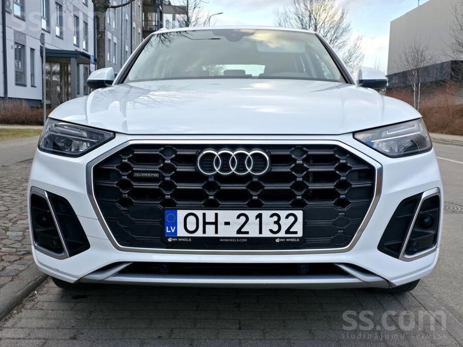 Белый Ауди Ку 5 2021 в Рига, объемом двигателя 2.00 л и пробегом 187 тыс. км за 25590 €, фото 3 на AUTOMOTO.COM.LV
