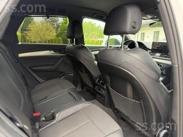 White Audi Q5 2021 in Riga, with an engine capacity of 2.00 L and mileage of 123 thousand km for 29900 €, photo 8 on AUTOMOTO.COM.LV