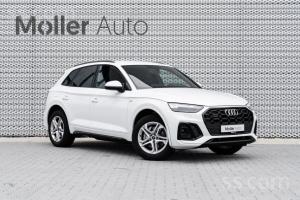 White Audi Q5 2021 in Riga, with an engine capacity of 2.00 L and mileage of 114 thousand km for 33250 €, photo 3 on AUTOMOTO.COM.LV
