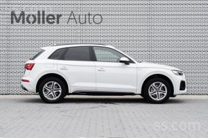 White Audi Q5 2021 in Riga, with an engine capacity of 2.00 L and mileage of 114 thousand km for 33250 €, photo 6 on AUTOMOTO.COM.LV