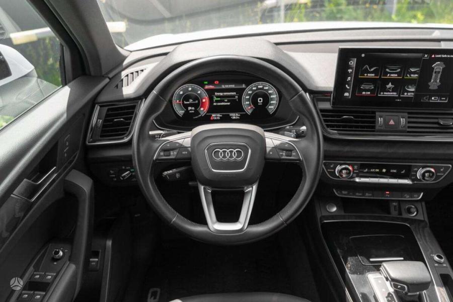 Balts Audi Q5 2021 Viļņa, ar dzinēja tilpumu 2.00 L un nobraukumu 99 tūkst. km par 34500 €, foto 18 vietnē AUTOMOTO.COM.LV