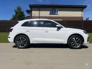 White Audi Q5 2021 in Klaipeda, with an engine capacity of 1.98 L and mileage of 68 thousand km for 22900 €, photo 3 on AUTOMOTO.COM.LV