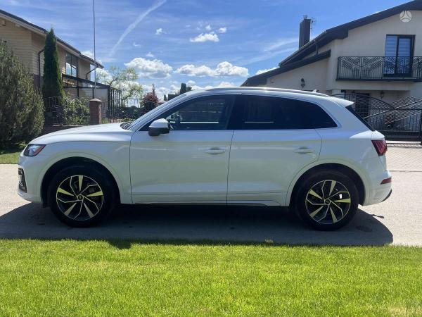 White Audi Q5 2021 in Klaipeda, with an engine capacity of 1.98 L and mileage of 68 thousand km for 22900 €, photo 5 on AUTOMOTO.COM.LV