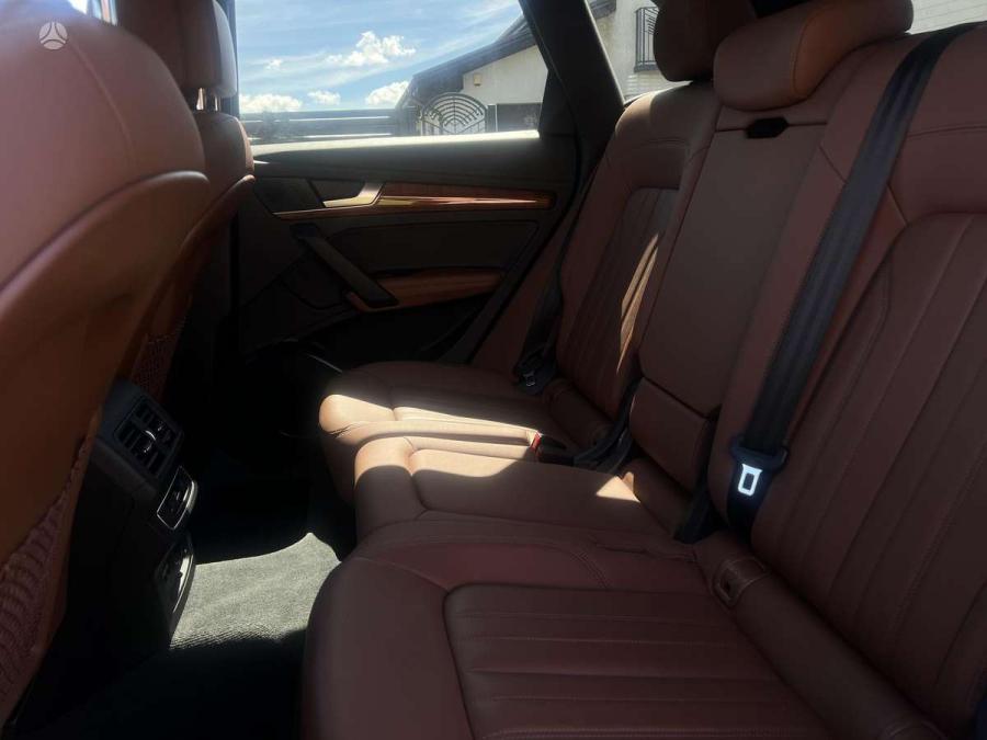 White Audi Q5 2021 in Klaipeda, with an engine capacity of 1.98 L and mileage of 68 thousand km for 22900 €, photo 9 on AUTOMOTO.COM.LV