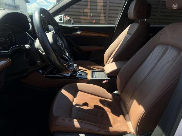 White Audi Q5 2021 in Klaipeda, with an engine capacity of 1.98 L and mileage of 68 thousand km for 22900 €, photo 9 on AUTOMOTO.COM.LV