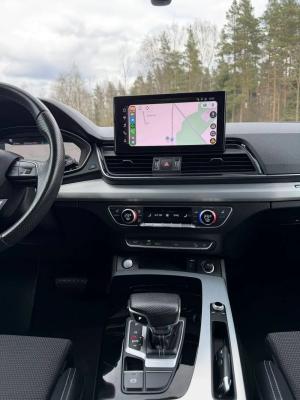 White Audi Q5 2021 in Riga, with an engine capacity of 2.00 L and mileage of 120 thousand km for 30990 €, photo 13 on AUTOMOTO.COM.LV