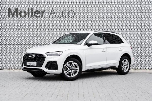Balts Audi Q5 2021 Mārupe, ar dzinēja tilpumu 2.00 L un nobraukumu 114 tūkst. km par 33250 €, foto 1 vietnē AUTOMOTO.COM.LV