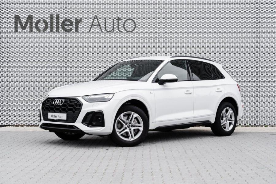 Balts Audi Q5 2021 Mārupe, ar dzinēja tilpumu 2.00 L un nobraukumu 114 tūkst. km par 33250 €, foto 1 vietnē AUTOMOTO.COM.LV