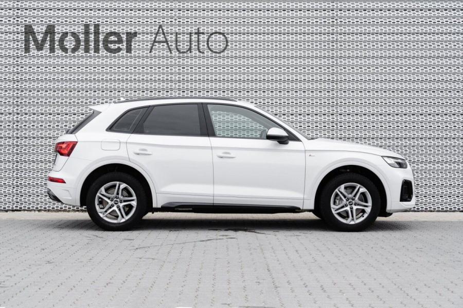 Balts Audi Q5 2021 Mārupe, ar dzinēja tilpumu 2.00 L un nobraukumu 114 tūkst. km par 33250 €, foto 6 vietnē AUTOMOTO.COM.LV
