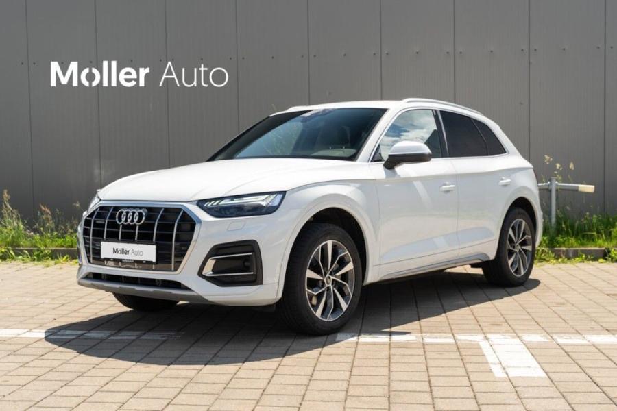 Balts Audi Q5 2021 Viļņa, ar dzinēja tilpumu 2.00 L un nobraukumu 99 tūkst. km par 34500 €, foto 1 vietnē AUTOMOTO.COM.LV