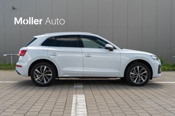 White Audi Q5 2021 in Vilnius, with an engine capacity of 2.00 L and mileage of 99 thousand km for 34500 €, photo 7 on AUTOMOTO.COM.LV