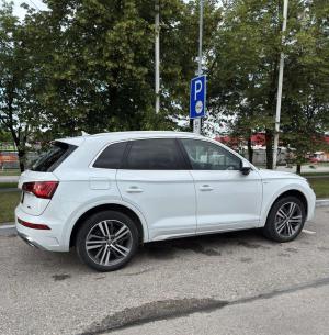 Balts Audi Q5 2021 Kauņa, ar dzinēja tilpumu 1.98 L un nobraukumu 71 tūkst. km par 33000 €, foto 6 vietnē AUTOMOTO.COM.LV