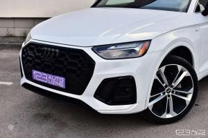 White Audi Q5 2021 in Kretinga, with an engine capacity of 2.00 L and mileage of 125 thousand km for 31500 €, photo 5 on AUTOMOTO.COM.LV