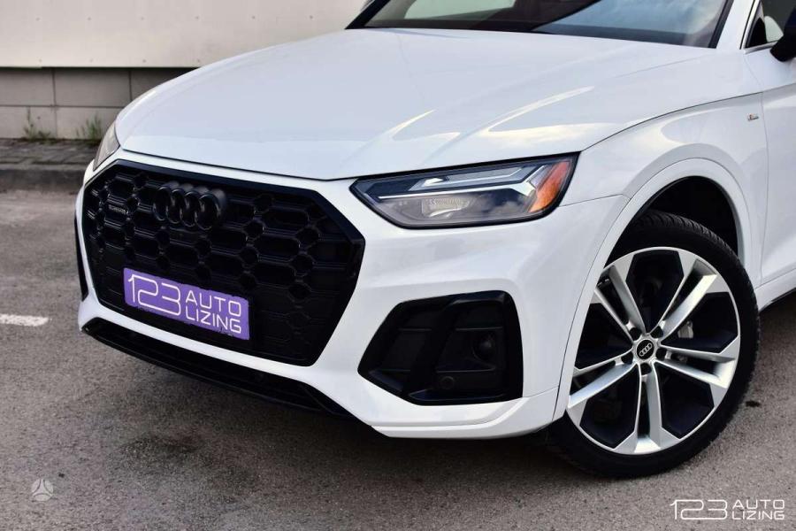 White Audi Q5 2021 in Kretinga, with an engine capacity of 2.00 L and mileage of 125 thousand km for 31500 €, photo 5 on AUTOMOTO.COM.LV