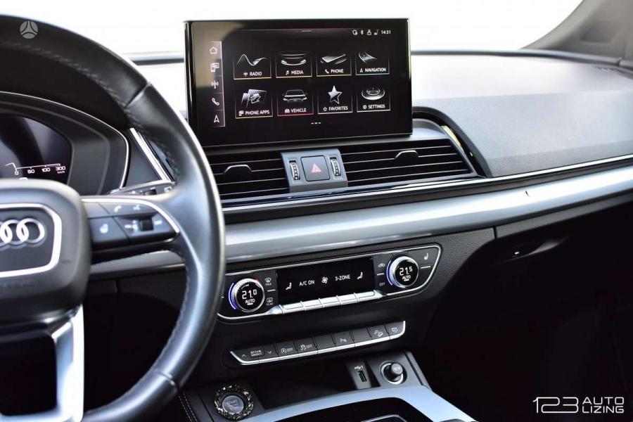 White Audi Q5 2021 in Kretinga, with an engine capacity of 2.00 L and mileage of 125 thousand km for 31500 €, photo 30 on AUTOMOTO.COM.LV
