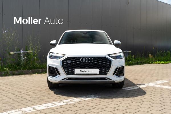 White Audi Q5 2022 in Vilnius, with an engine capacity of 2.00 L and mileage of 0 thousand km for 38500 €, photo 4 on AUTOMOTO.COM.LV