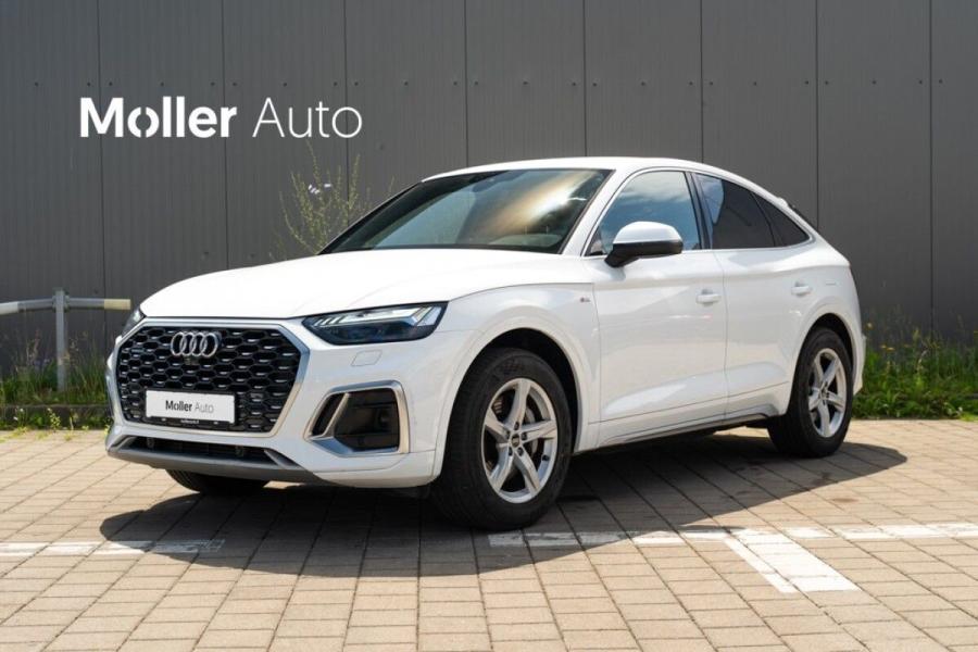 Balts Audi Q5 2022 Viļņa, ar dzinēja tilpumu 2.00 L un nobraukumu 43 tūkst. km par 38500 €, foto 1 vietnē AUTOMOTO.COM.LV