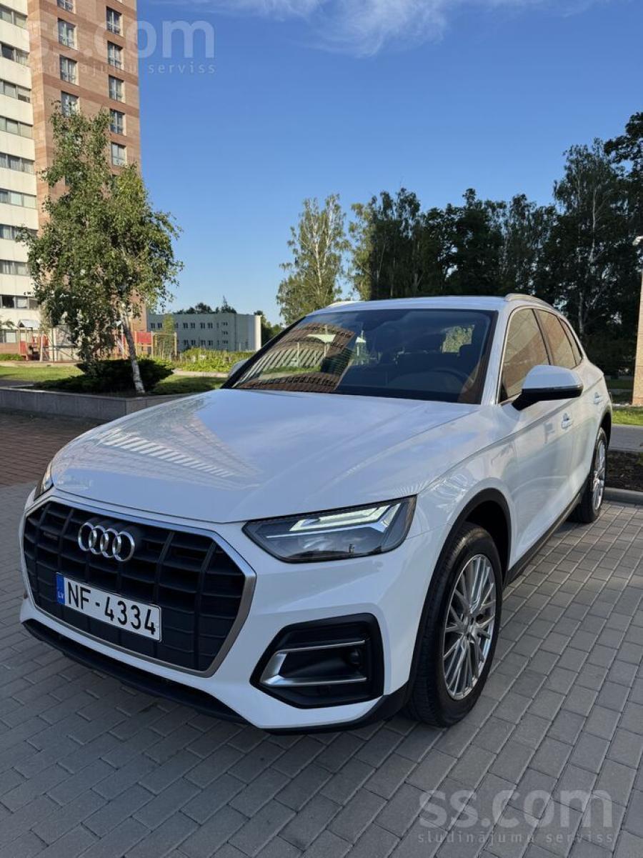 Белый Ауди Ку 5 2022 в Рига, объемом двигателя 2.00 л и пробегом 31 тыс. км за 34700 €, фото 4 на AUTOMOTO.COM.LV