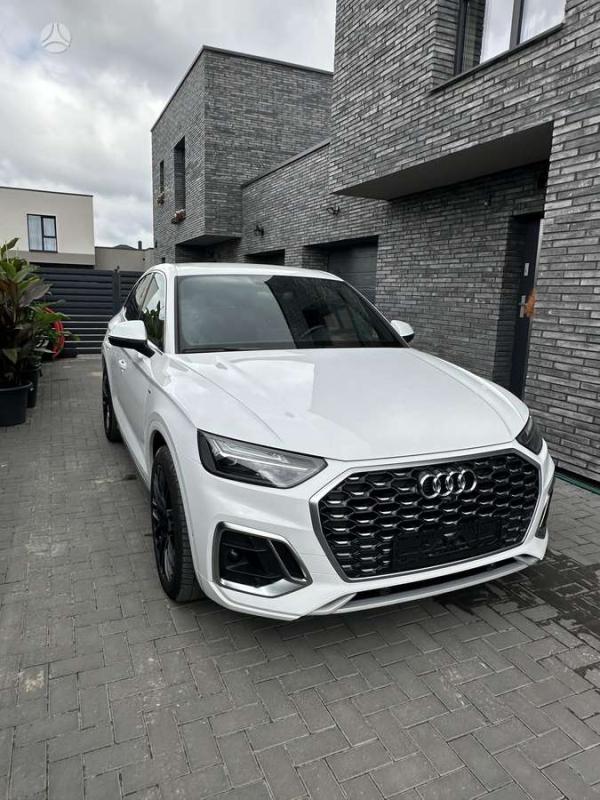 White Audi Q5 2022 in Vilnius, with an engine capacity of 1.97 L and mileage of 194 thousand km for 27990 €, photo 1 on AUTOMOTO.COM.LV
