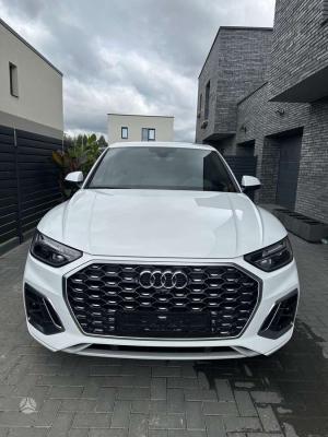 White Audi Q5 2022 in Vilnius, with an engine capacity of 1.97 L and mileage of 194 thousand km for 27990 €, photo 3 on AUTOMOTO.COM.LV