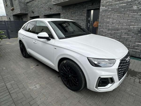 White Audi Q5 2022 in Vilnius, with an engine capacity of 1.97 L and mileage of 194 thousand km for 27990 €, photo 3 on AUTOMOTO.COM.LV