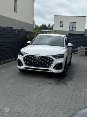 White Audi Q5 2022 in Vilnius, with an engine capacity of 1.97 L and mileage of 194 thousand km for 27990 €, photo 5 on AUTOMOTO.COM.LV