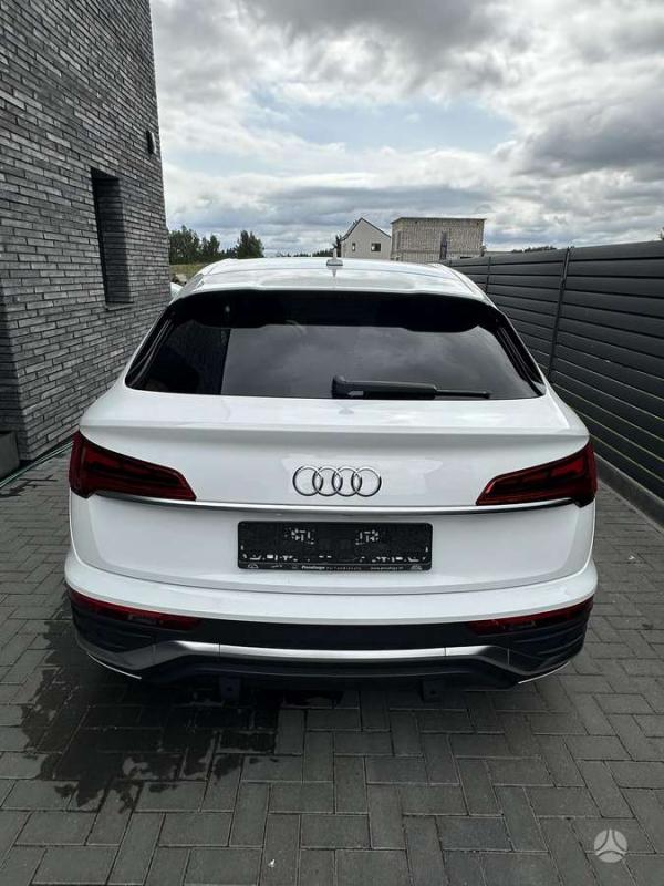 White Audi Q5 2022 in Vilnius, with an engine capacity of 1.97 L and mileage of 194 thousand km for 27990 €, photo 7 on AUTOMOTO.COM.LV