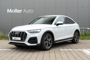 Balts Audi Q5 2022 Viļņa, ar dzinēja tilpumu 2.00 L un nobraukumu 92 tūkst. km par 34800 €, foto  vietnē AUTOMOTO.COM.LV