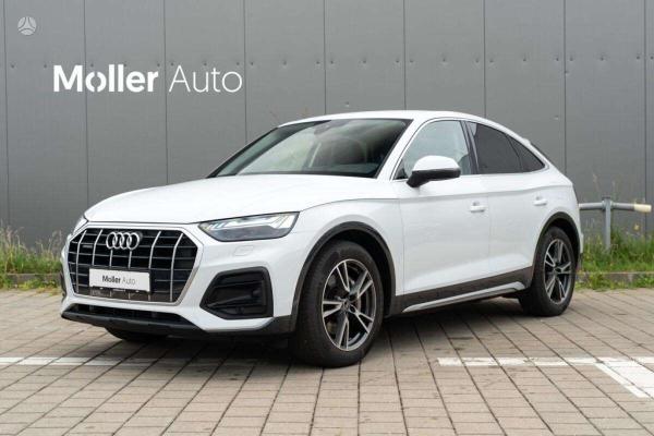 White Audi Q5 2022 in Vilnius, with an engine capacity of 2.00 L and mileage of 92 thousand km for 34800 €, photo 1 on AUTOMOTO.COM.LV