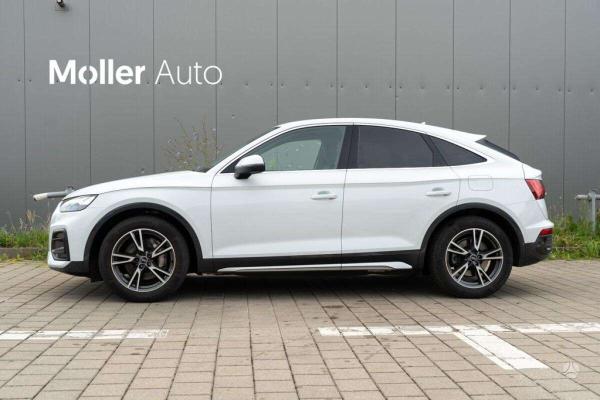 White Audi Q5 2022 in Vilnius, with an engine capacity of 2.00 L and mileage of 92 thousand km for 34800 €, photo 3 on AUTOMOTO.COM.LV