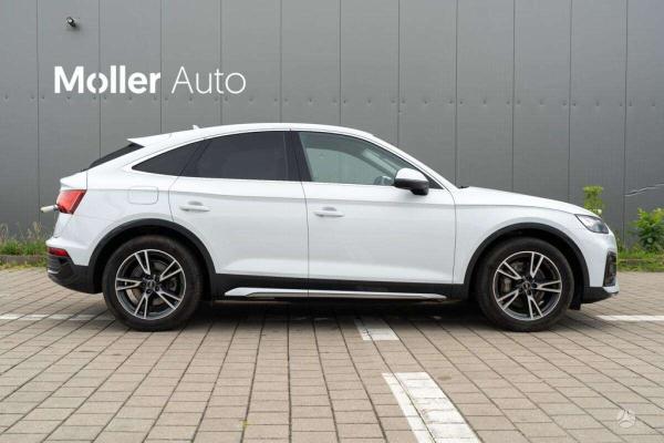 White Audi Q5 2022 in Vilnius, with an engine capacity of 2.00 L and mileage of 92 thousand km for 34800 €, photo 7 on AUTOMOTO.COM.LV