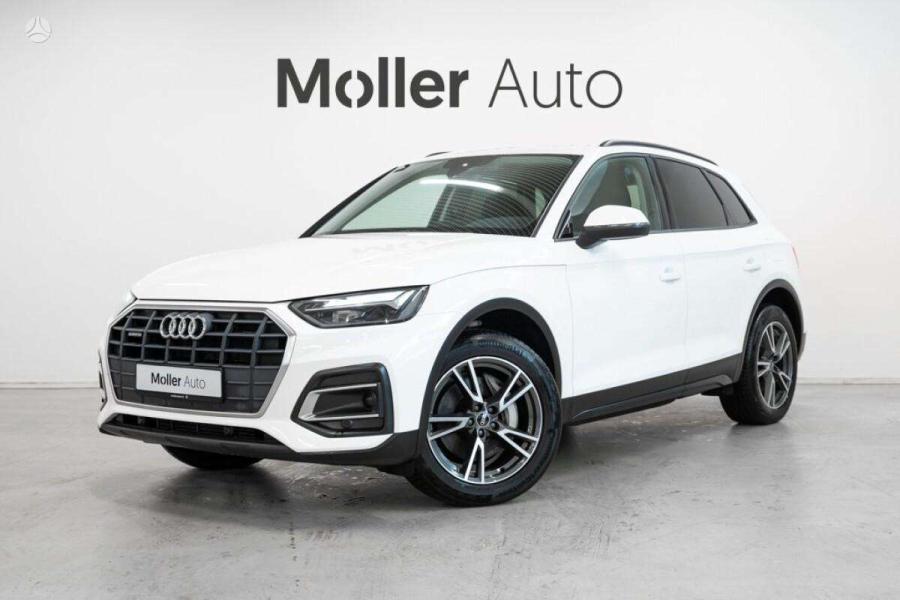 Balts Audi Q5 2022 Viļņa, ar dzinēja tilpumu 2.00 L un nobraukumu 142 tūkst. km par 28400 €, foto 1 vietnē AUTOMOTO.COM.LV