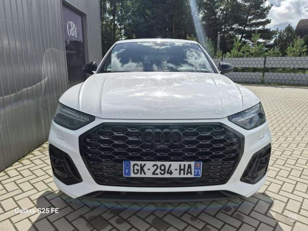 White Audi Q5 2022 in Taurage, with an engine capacity of 1.97 L and mileage of 133 thousand km for 29645 €, photo 3 on AUTOMOTO.COM.LV
