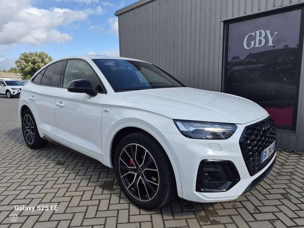 White Audi Q5 2022 in Taurage, with an engine capacity of 1.97 L and mileage of 133 thousand km for 29645 €, photo 4 on AUTOMOTO.COM.LV