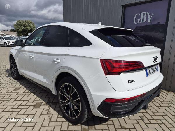 White Audi Q5 2022 in Taurage, with an engine capacity of 1.97 L and mileage of 133 thousand km for 29645 €, photo 6 on AUTOMOTO.COM.LV