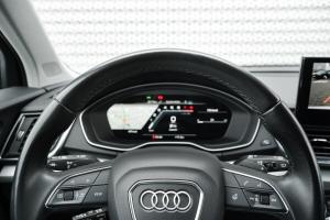 White Audi Q5 2022 in Marupe, with an engine capacity of 2.00 L and mileage of 110 thousand km for 30850 €, photo 13 on AUTOMOTO.COM.LV