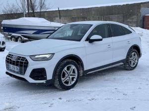 White Audi Q5 2023 in Taurage, with an engine capacity of 1.97 L and mileage of 230 thousand km for 27600 €, photo 3 on AUTOMOTO.COM.LV