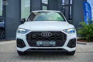 White Audi Q5 2023 in Kaunas, with an engine capacity of 2.00 L and mileage of 190 thousand km for 30450 €, photo 4 on AUTOMOTO.COM.LV