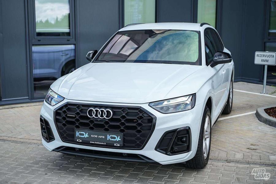 White Audi Q5 2023 in Kaunas, with an engine capacity of 2.00 L and mileage of 190 thousand km for 30450 €, photo 5 on AUTOMOTO.COM.LV