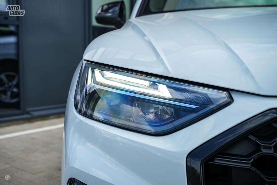 White Audi Q5 2023 in Kaunas, with an engine capacity of 2.00 L and mileage of 190 thousand km for 30450 €, photo 8 on AUTOMOTO.COM.LV
