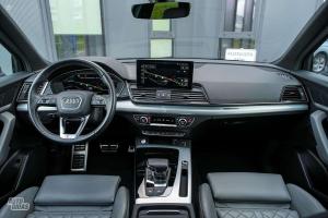 White Audi Q5 2023 in Kaunas, with an engine capacity of 2.00 L and mileage of 190 thousand km for 30450 €, photo 18 on AUTOMOTO.COM.LV