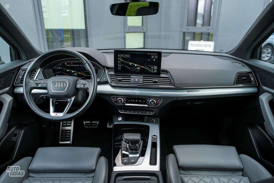 White Audi Q5 2023 in Kaunas, with an engine capacity of 2.00 L and mileage of 190 thousand km for 30450 €, photo 18 on AUTOMOTO.COM.LV