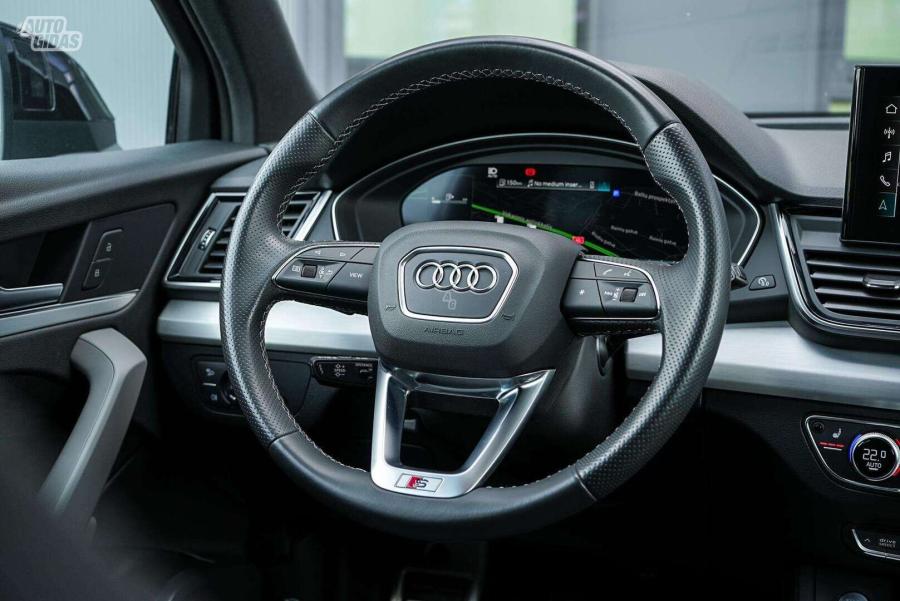 White Audi Q5 2023 in Kaunas, with an engine capacity of 2.00 L and mileage of 190 thousand km for 30450 €, photo 20 on AUTOMOTO.COM.LV