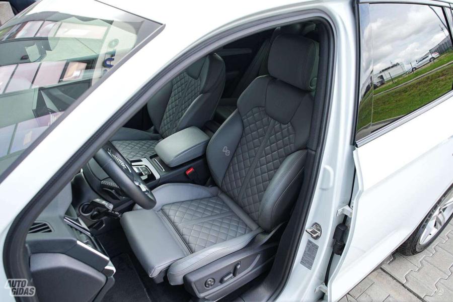 White Audi Q5 2023 in Kaunas, with an engine capacity of 2.00 L and mileage of 190 thousand km for 30450 €, photo 31 on AUTOMOTO.COM.LV