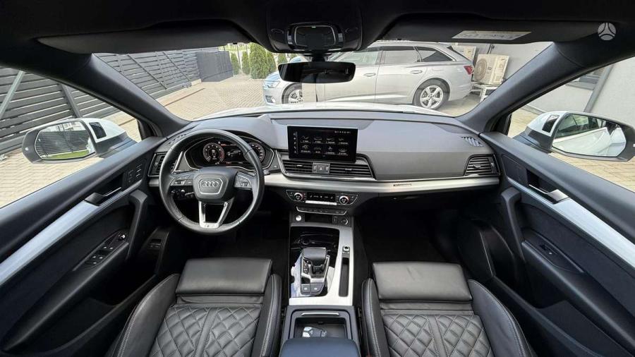 Balts Audi Q5 2023 Viļņa, ar dzinēja tilpumu 1.98 L un nobraukumu 142 tūkst. km par 31490 €, foto 8 vietnē AUTOMOTO.COM.LV