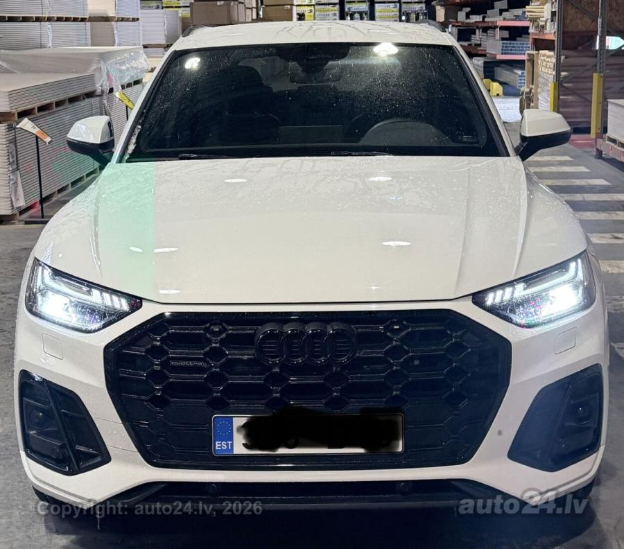 Balts Audi Q5 2024 Tallina, ar dzinēja tilpumu 2.00 L un nobraukumu 26 tūkst. km par 59999 €, foto 1 vietnē AUTOMOTO.COM.LV
