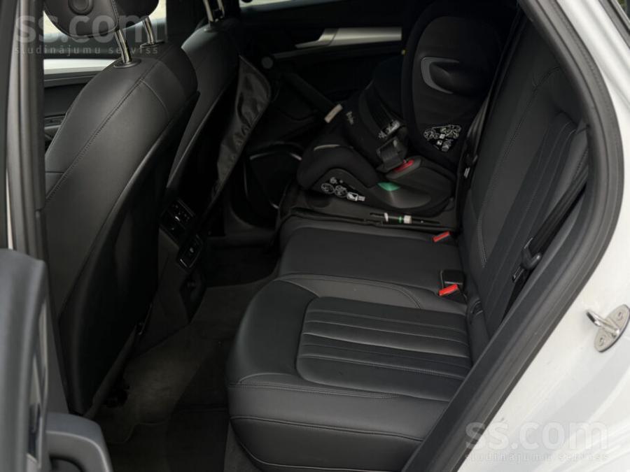 White Audi Q5 2024 in Riga, with an engine capacity of 2.00 L and mileage of 23 thousand km for 34900 €, photo 9 on AUTOMOTO.COM.LV